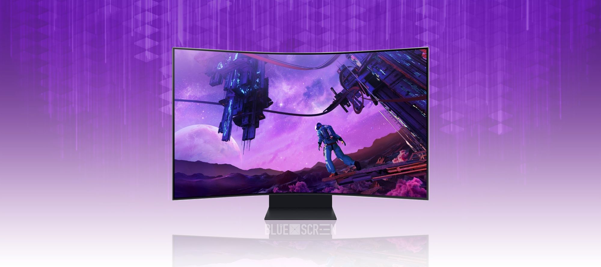Samsung Odyssey Ark — большой игровой монитор с 55-дюймовым изогнутым ...